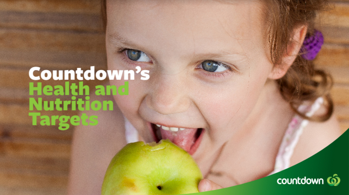 COUNTDOWN UNVEILS ITS NUTRITION TARGETS - Supermarket News