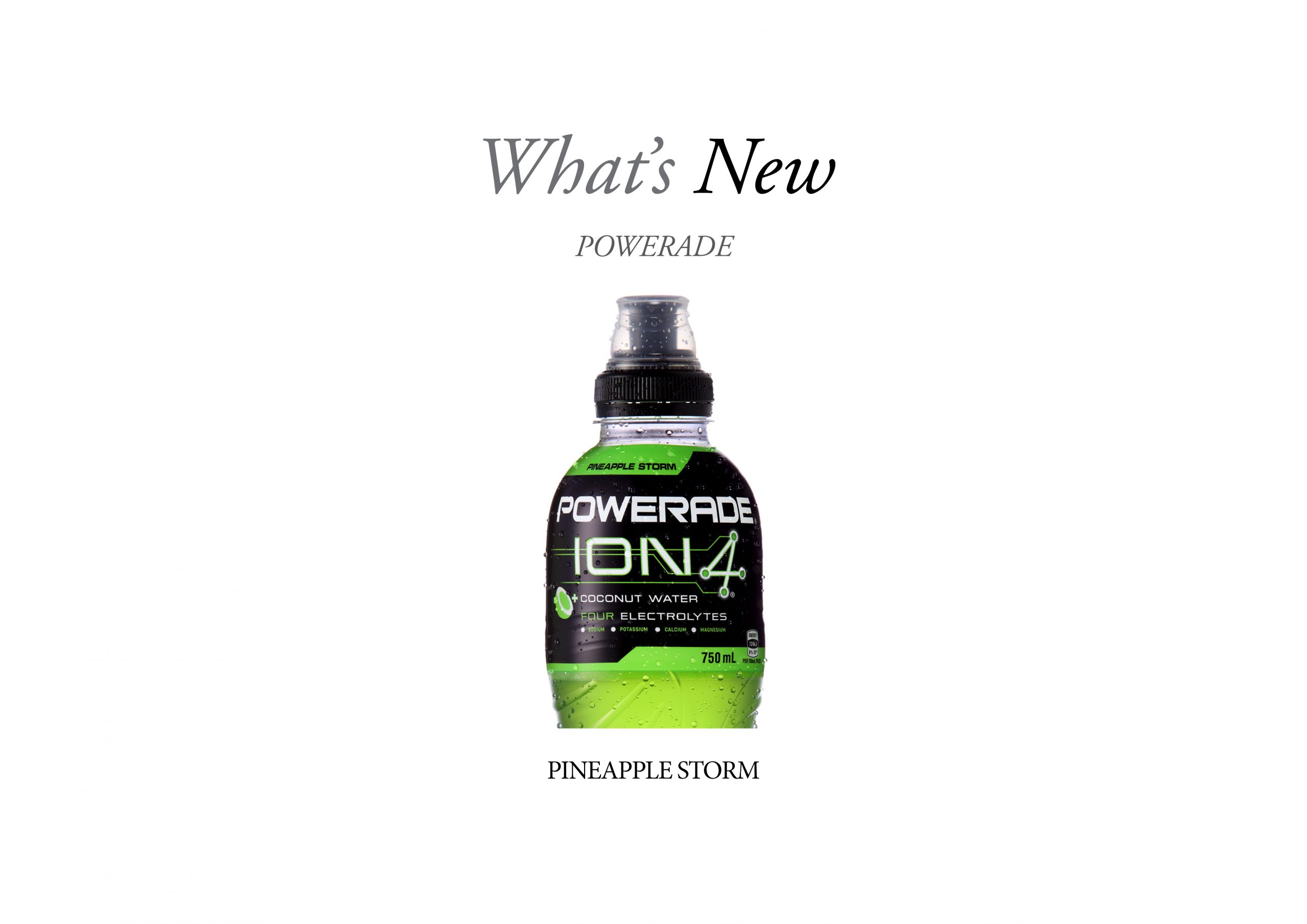 POWERADE LAUNCHES PINEAPPLE STORM WITH COCONUT WATER - Supermarket News