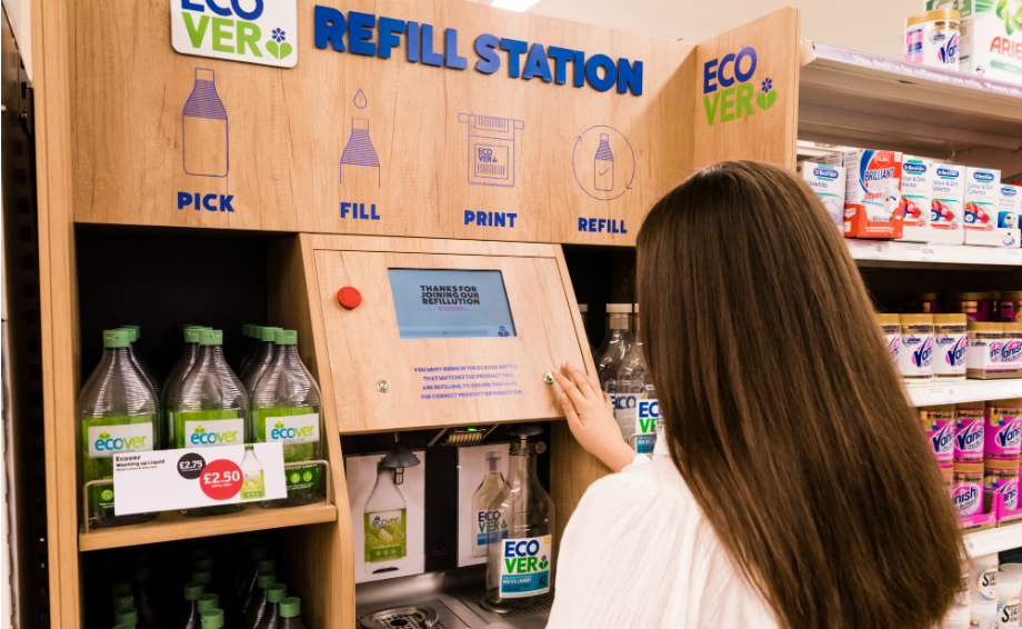 NEW TRIAL OF ECOVER REFILL STATIONS - Supermarket News