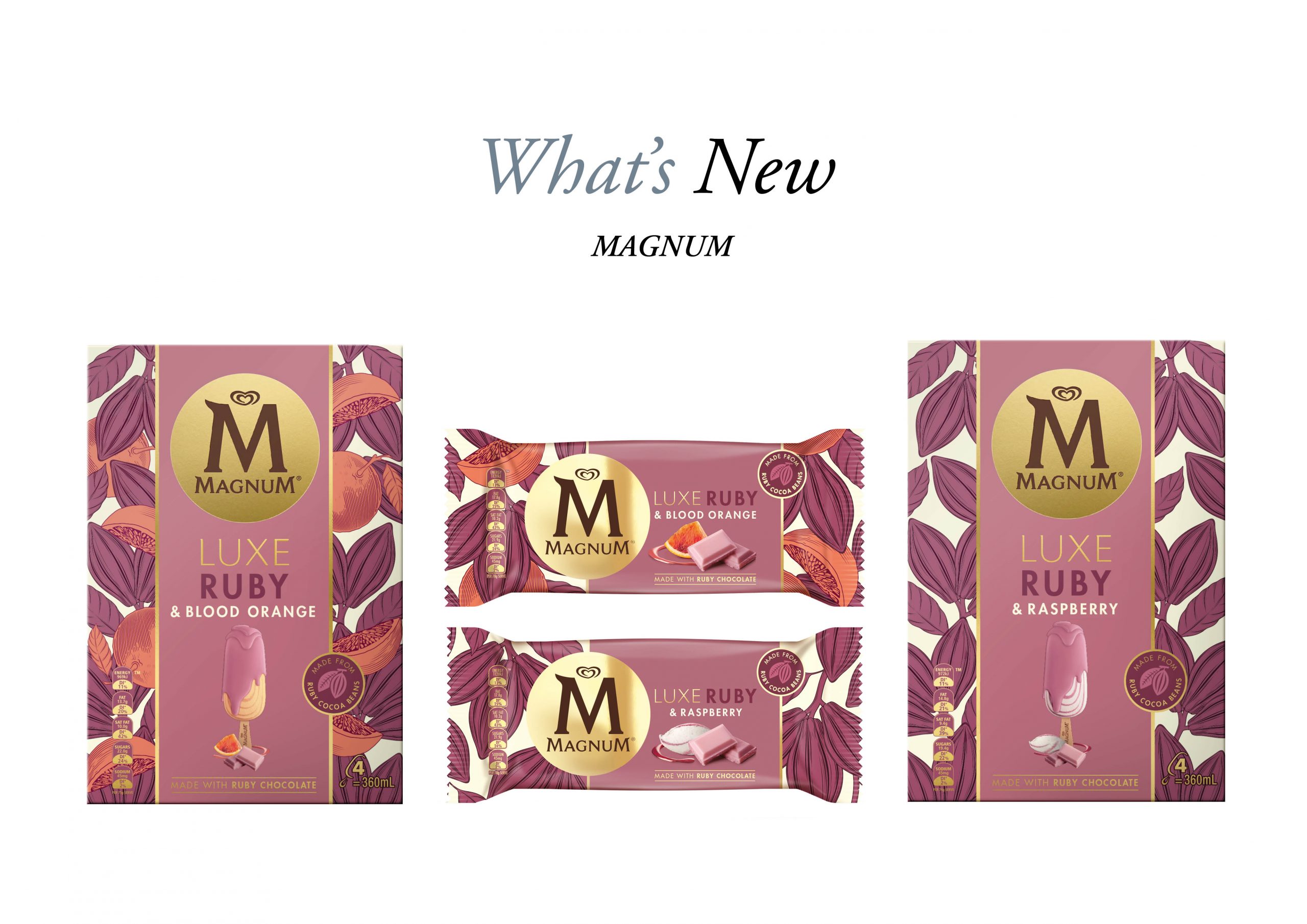 Magnum Launch the First Ruby Chocolate Ice Cream - Supermarket News