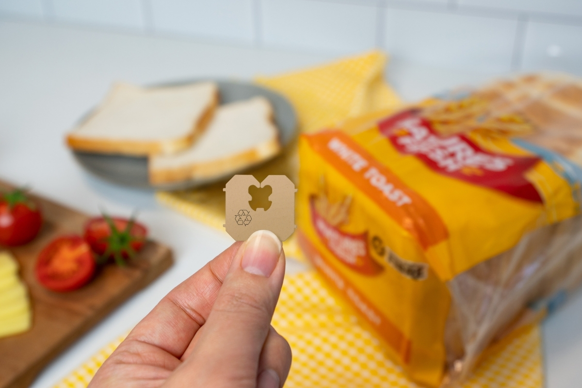 Recyclable Cardboard Bread Tags On Kiwi Shelves - Supermarket News