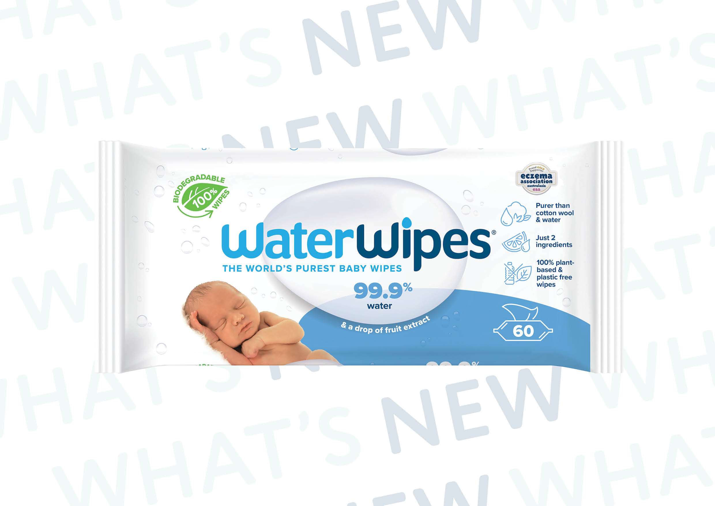 WaterWipes Launches Biodegradable Wipes - Supermarket News