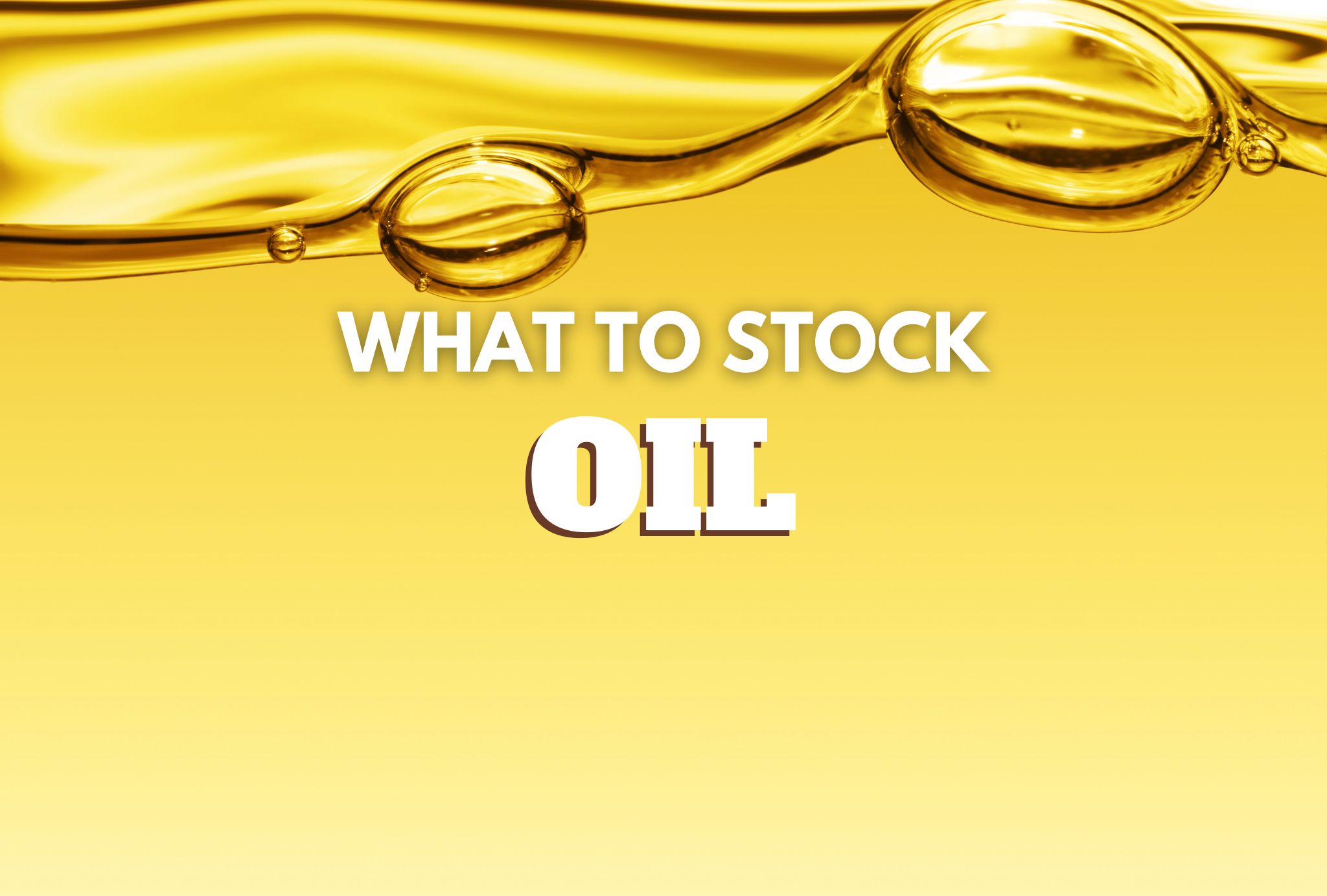 What To Stock – Oil - Supermarket News