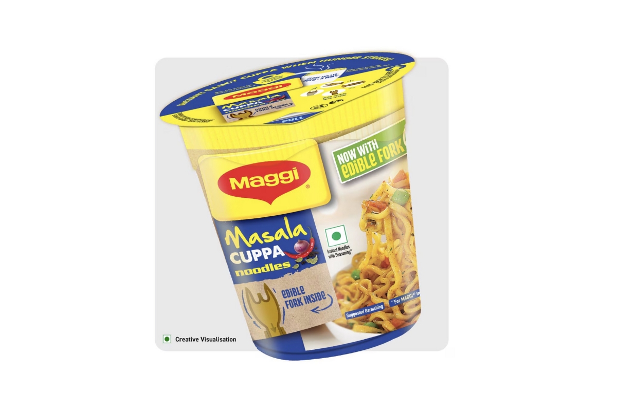 MAGGI Masala Cuppa Noodles With Edible Fork - Supermarket News